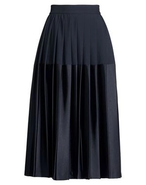 Sandro Midi Skirt Size Polyester - Navy