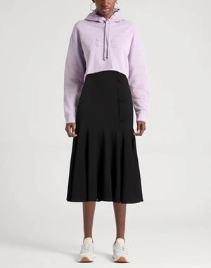Sandro Midi Skirt Size Polyester, Viscose, Elastane