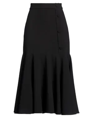 Sandro Midi Skirt Size Polyester, Viscose, Elastane