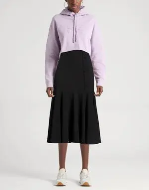 Sandro Midi Skirt Size Polyester, Viscose, Elastane
