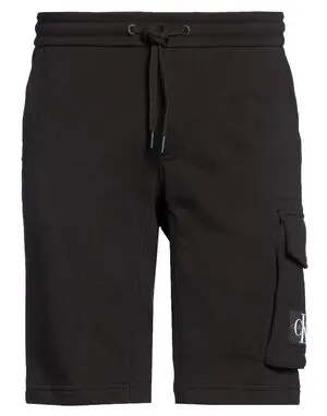 Calvin Klein Cotton Terry Athletic Shorts With Cargo Pocket