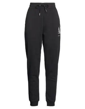 Armani Exchange Cotton French Terry Track Pants With Embroidered Logo
