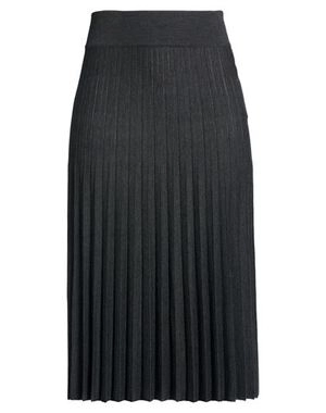 Agnona Midi Skirt Size Wool, Cashmere, Silk - Charcoal