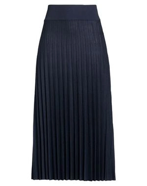 Agnona Midi Skirt Size Wool, Cashmere, Silk - Navy