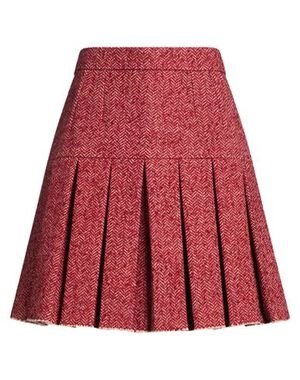 Dolce & Gabbana Mini Skirt Size Wool, Acrylic, Polyamide, Polyester, Mohair Wool - Red