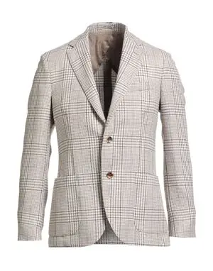 LARDINI Blazer Taupe Size Wool, Alpaca Wool, Silk