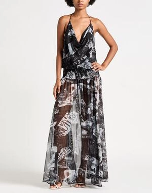 Versace Printed Chiffon Maxi Dress
