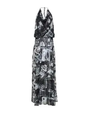 Versace Printed Chiffon Maxi Dress