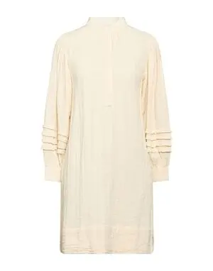 Antik Batik Cotton Mini Dress With Appliqué And Mandarin Collar