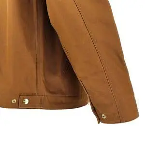 Carhartt Work In Progress Detroit Jacket With Corduroy Collar - Brown