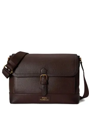Polo Ralph Lauren Messenger Bag Leather "large - Brown