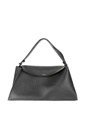 Studio Nicholson Shoulder Bag Leather "the Folded - Black