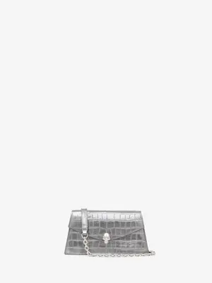 Alexander Mcqueen Croc Effect Mini Bags