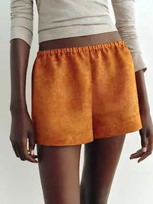 REFORMATION Nora Short Burnt