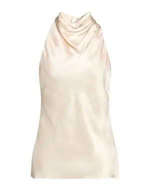 Balmain Halterneck Draped Satin Top
