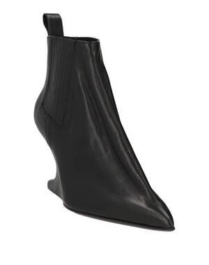 Rick Owens Leather Ankle Boots
