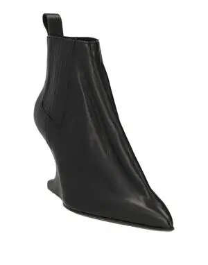 Rick Owens Leather Ankle Boots