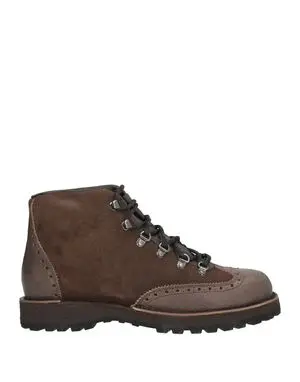 Diemme Chocolate Leather Ankle Boots