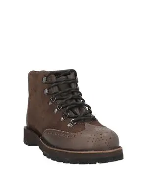 Diemme Chocolate Leather Ankle Boots