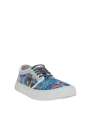 SATORISAN Low-top Sneakers With Embroidered Woven And Suede Accents