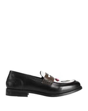 CAFÈNOIR Loafers Size Leather - Black