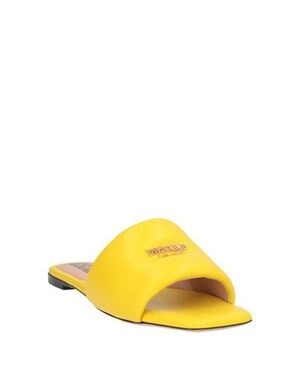 Moschino Leather Slide Sandals