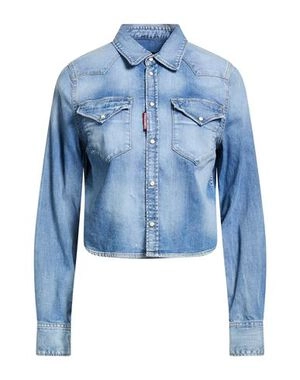 Dsquared2 Denim Shirt Size Cotton, Elastane - Blue