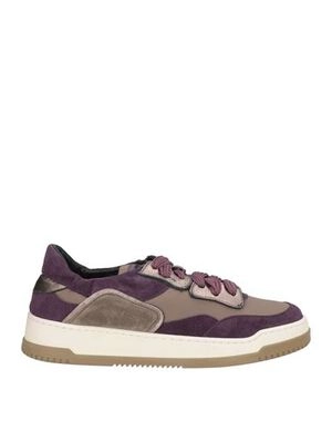ANDÌA FORA Sneakers Dark Size Leather, Textile Fibers - Purple