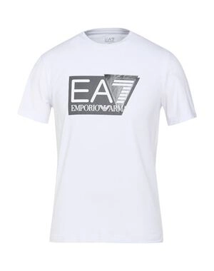 EA7 T-shirt Size Cotton, Elastane - White