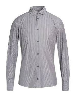 GAZZARRINI Shirt Charcoal Size Cotton