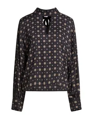 KAOS Midnight Viscose Bow Blouse