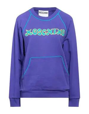 Moschino Cotton Sweatshirt With Embroidered Logo