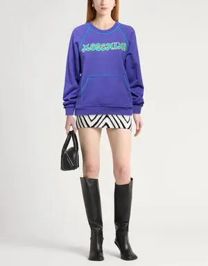 Moschino Cotton Sweatshirt With Embroidered Logo