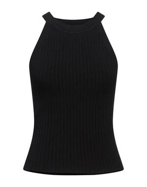 VICOLO Top Ivory Size Viscose, Polyester - Black