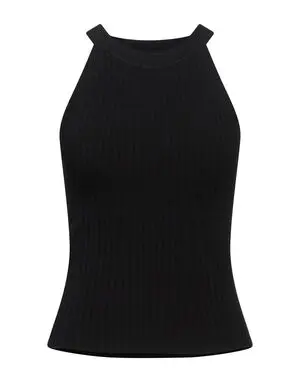 VICOLO Top Ivory Size Viscose, Polyester - Black