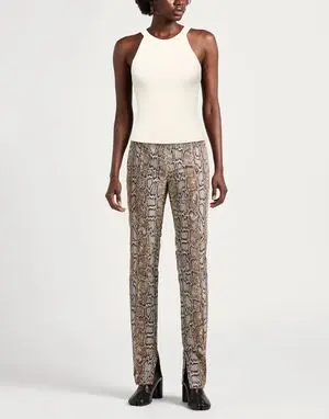 VICOLO Viscose Polyester Ribbed Knit Top