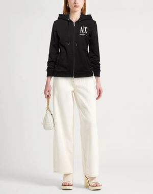 Armani Exchange Cotton French Terry Zip-up Hoodie With Embroidered Logo