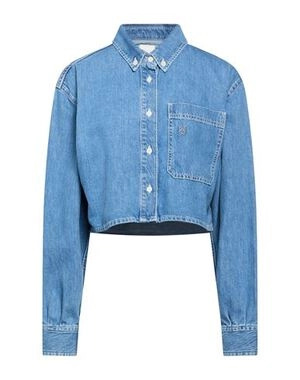 Sandro Denim Shirt Size Cotton - Blue