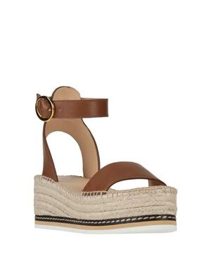 ODISSI Espadrilles Calfskin Wedge Sandals