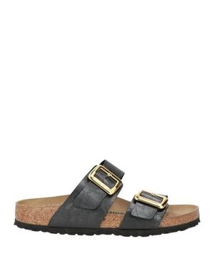 BIRKENSTOCK Sandals Size Textile Fibers - Black