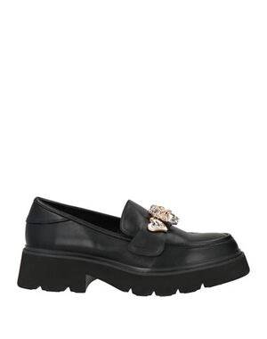 BRACCIALINI Loafers Size Calfskin - Black