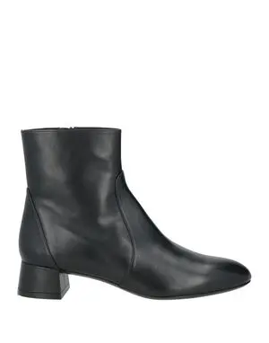 STUART WEITZMAN Leather Ankle Boots With Block Heel