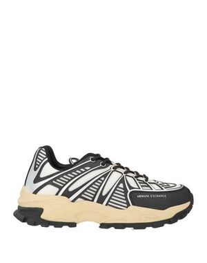 Armani Exchange Sneakers Size Polyester, Polyurethane - Black
