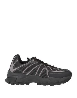 Armani Exchange Sneakers Size Polyester, Polyurethane - Black