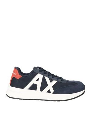 Armani Exchange Sneakers Size Polyester, Polyurethane - Navy