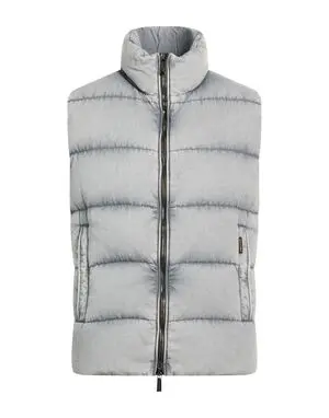 MOORER Cotton Vest With Goose Down Interior