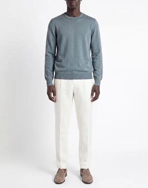 GRAN SASSO Light Cashmere Crewneck Sweater - Grey