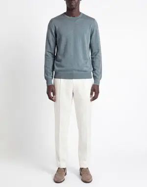 GRAN SASSO Light Cashmere Crewneck Sweater - Grey