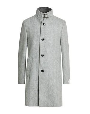 BALDESSARINI Coat Light Size Wool, Polyamide - Grey