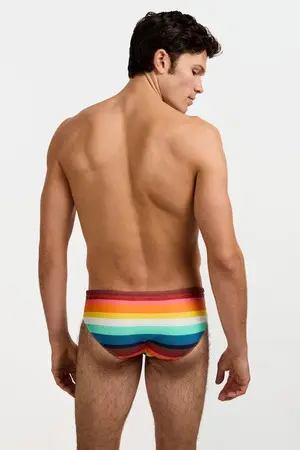 Mr Turk Bondi Stripe Swim Brief